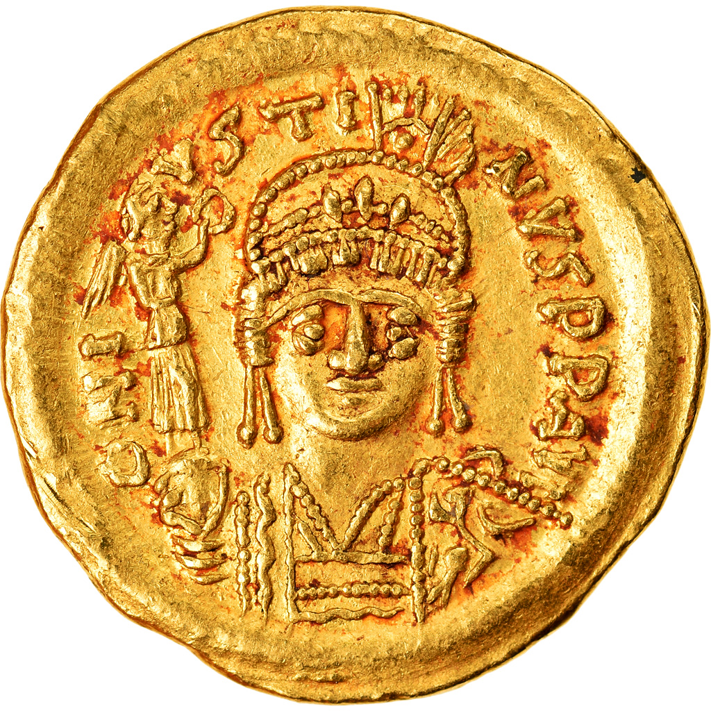 Coin, Justin II, Solidus, Constantinople, Rare, , Gold | Byzantine Coins