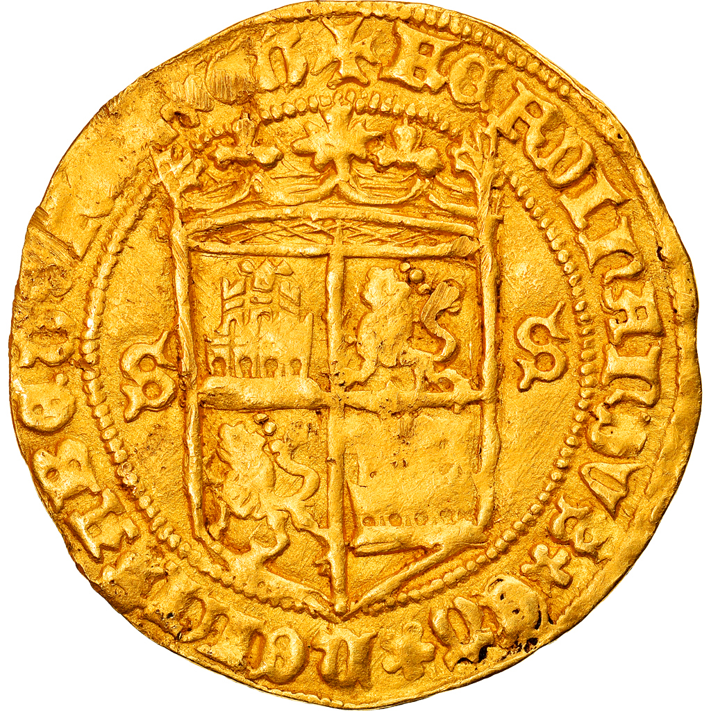 Coin, Spain, Catholics kings, Castellano, Seville, Very rare, , Gold