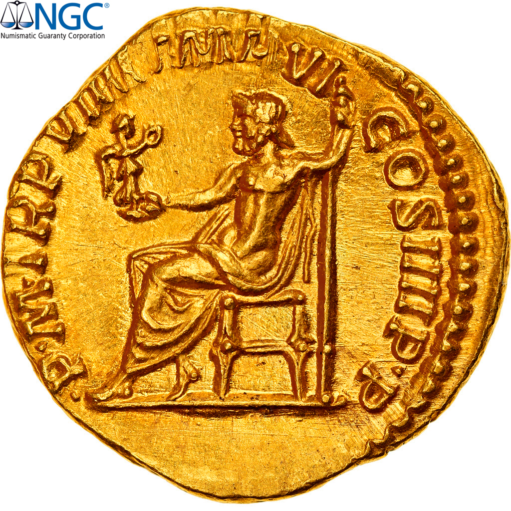 Commodus, Aureus, 183-184, Rome, Very rare, Gold, NGC, | Roman Imperial ...