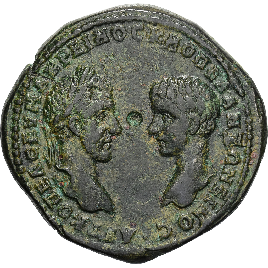 Coin, Macrinus with Diadumenian, Pentassaria, AD 217-218, Marcianopolis