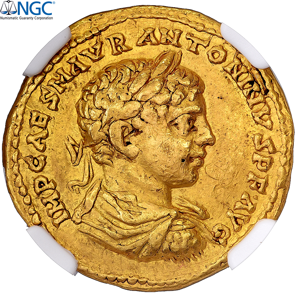Elagabalus, Aureus, 218-222, Antioch, Very rare, Gold, NGC, | Roman ...
