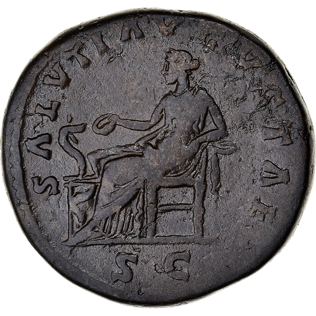 Coin, Faustina II, Sestertius, 161-164, Rome, , Bronze, RIC:1668