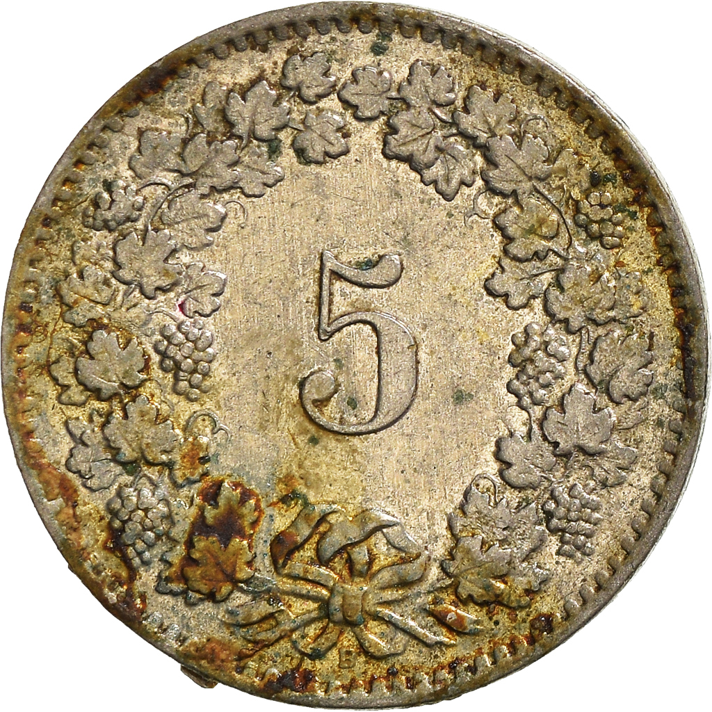 [#920350] moneda, suiza, 5 rappen, 1962 - Compra venta en todocoleccion