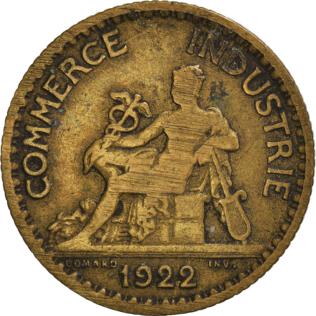 [#921633] moneda, francia, franc, 1922 - Compra venta en todocoleccion