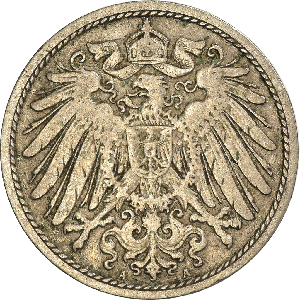 Coin, GERMANY - EMPIRE, 10 Pfennig, 1902 | European Coins