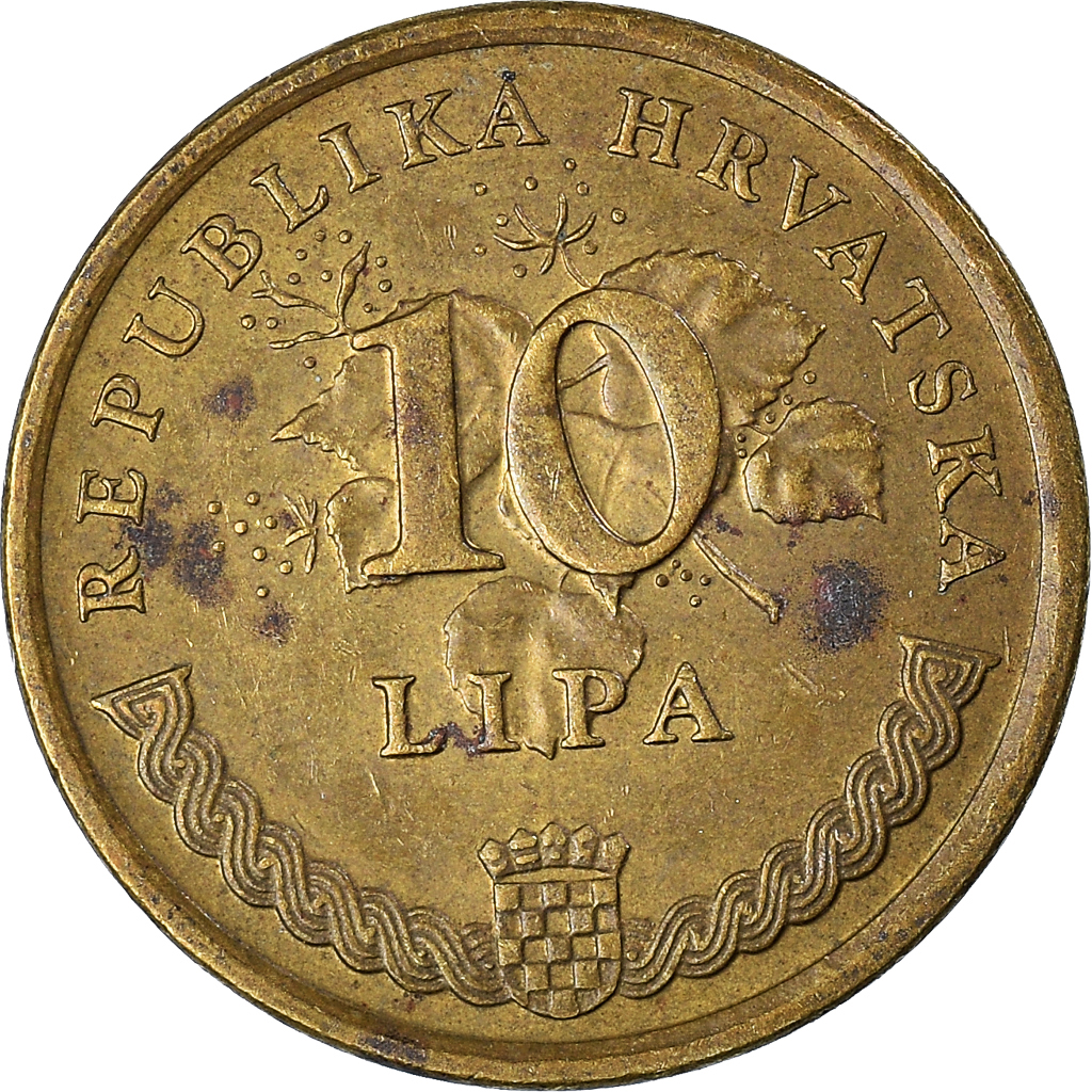 Coin, Croatia, 10 Lipa, 1997 | European Coins
