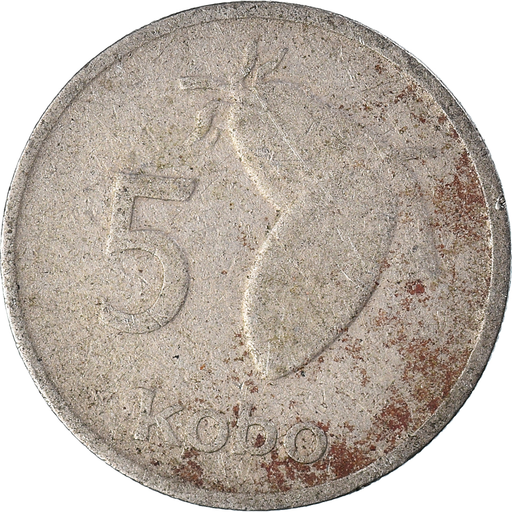 [#928240] moneda, nigeria, 5 kobo, 1974 - Compra venta en todocoleccion