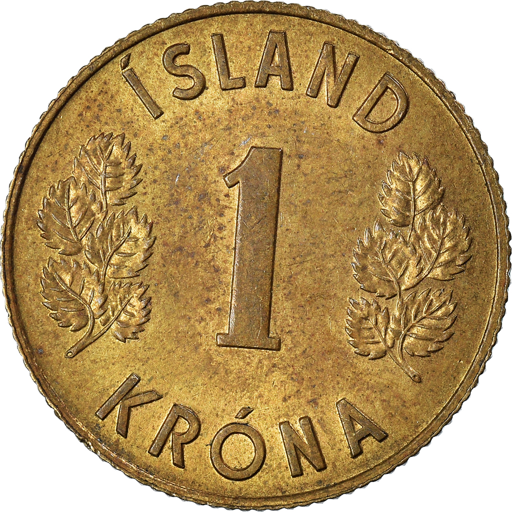 Coin, Iceland, Krona, 1966 | European Coins