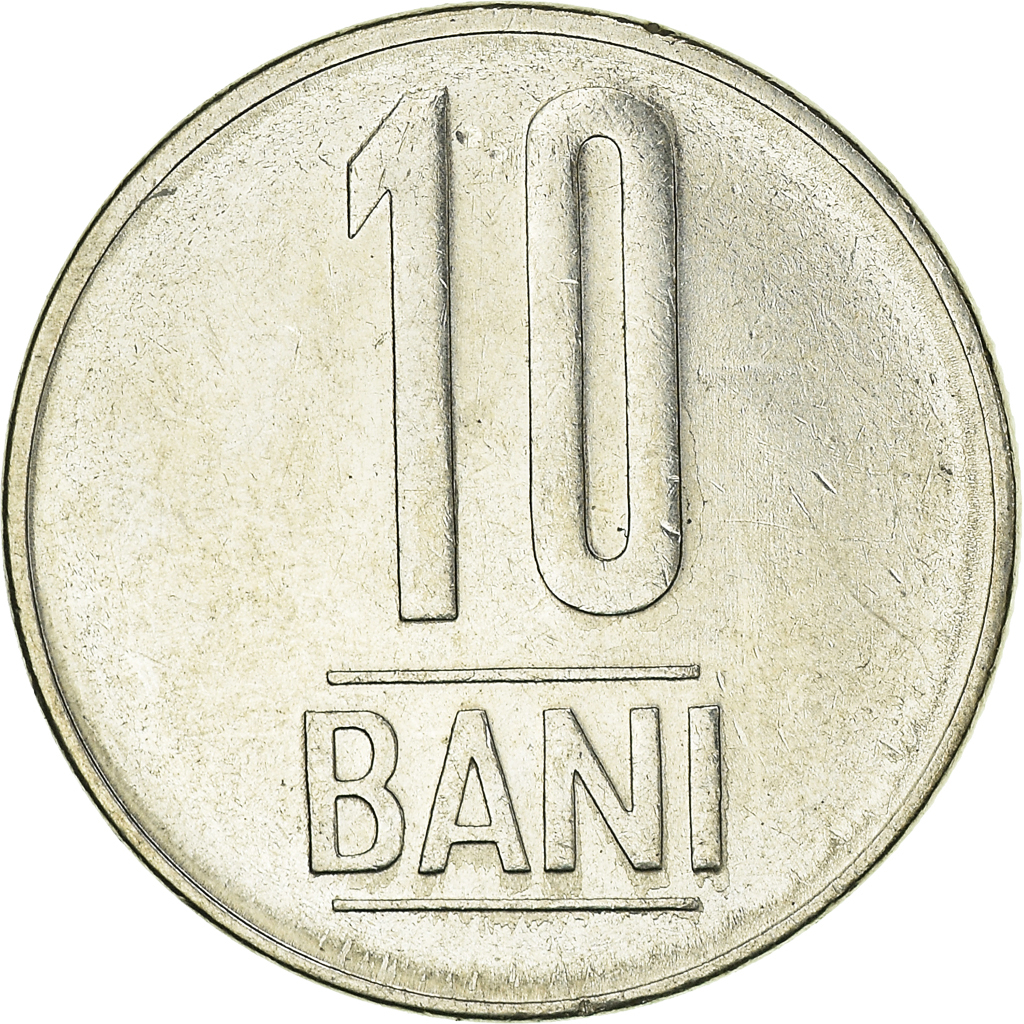 Coin, Romania, 10 Bani | European Coins