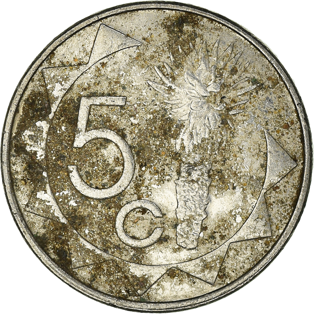 Coin, Namibia, 5 Cents, 2009 | African Coins