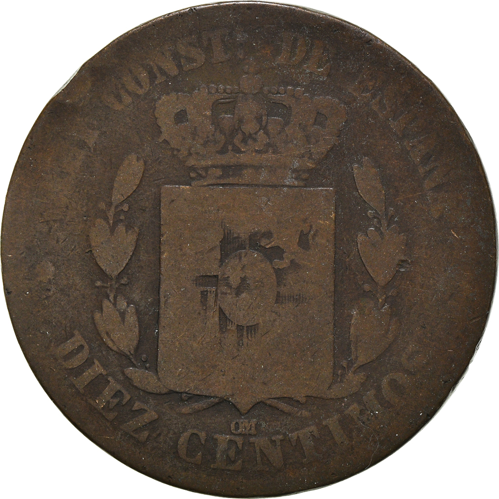 Coin, Spain, 10 Centimos, Undated | European Coins