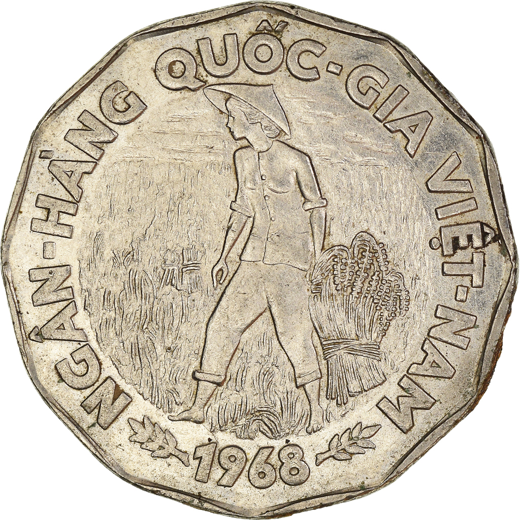 Coin, Viet Nam, 20 Dông, 1968 | Asian and Middle Eastern Coins