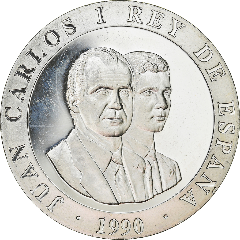 Coin, Spain, Juan Carlos I, Barcelona Olympics, 2000 Pesetas, 1990, Madrid