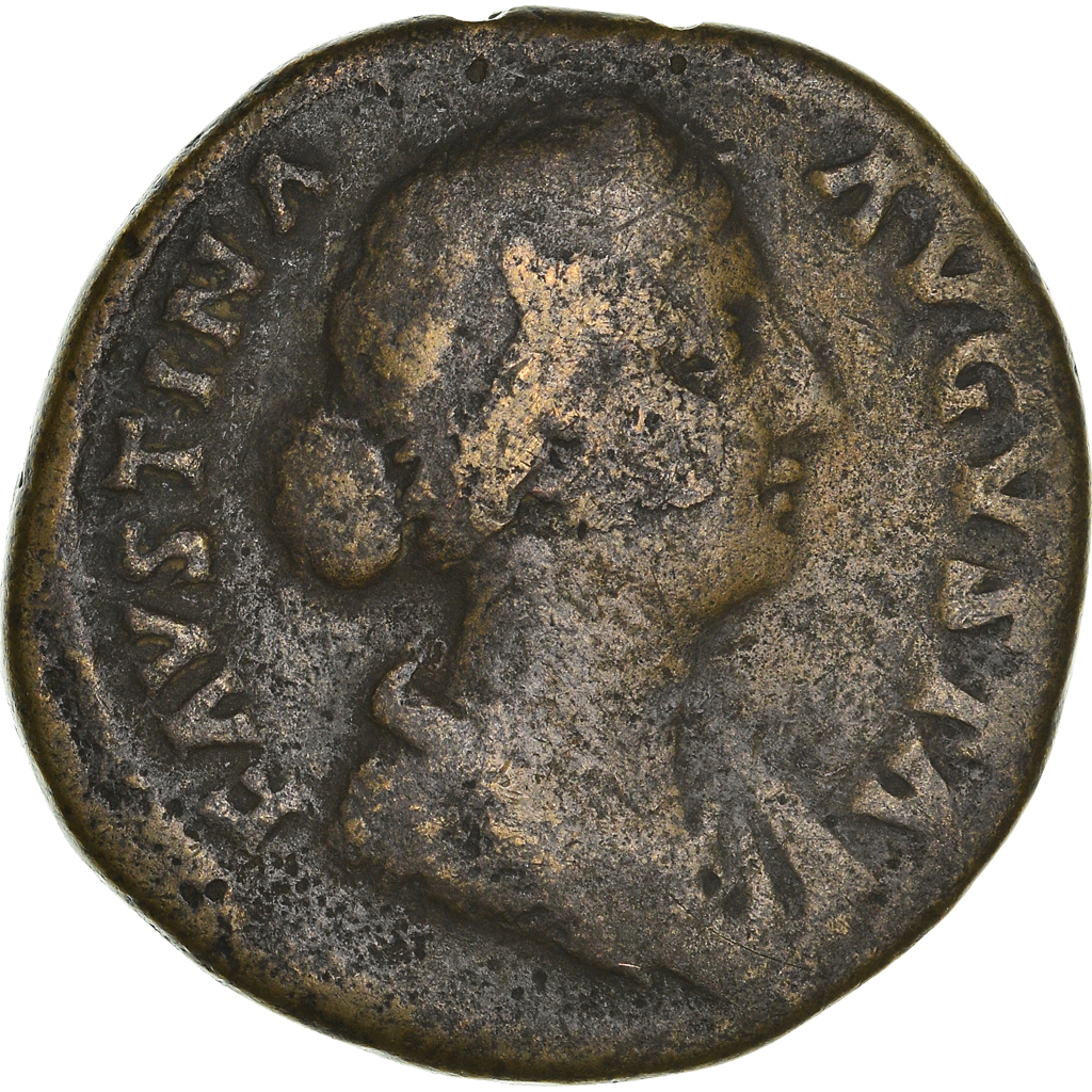 Coin, Faustina II, Sestertius, Roma, , Bronze, RIC:1668 | Roman ...