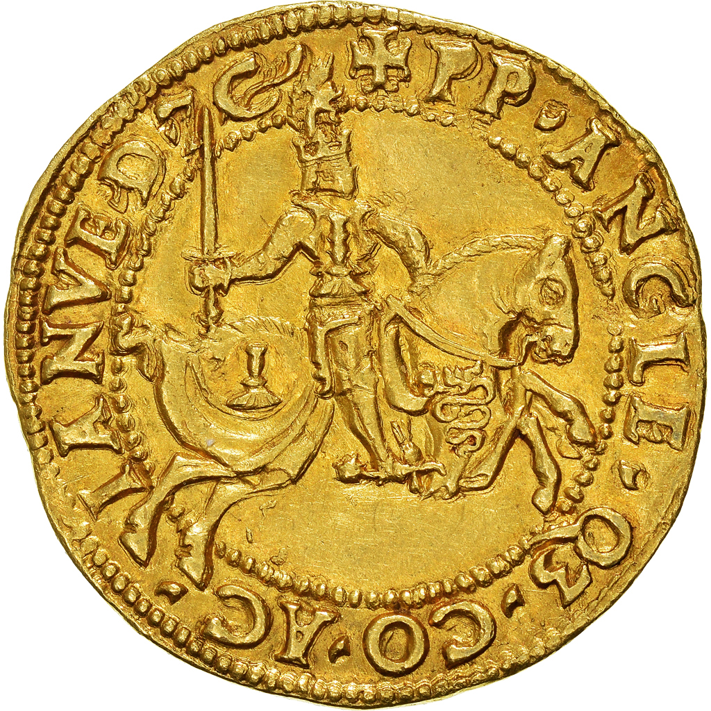 Duchy of Milan, Ludovico Maria Sforza, Double Ducat, 1494-1500, Milan, Gold