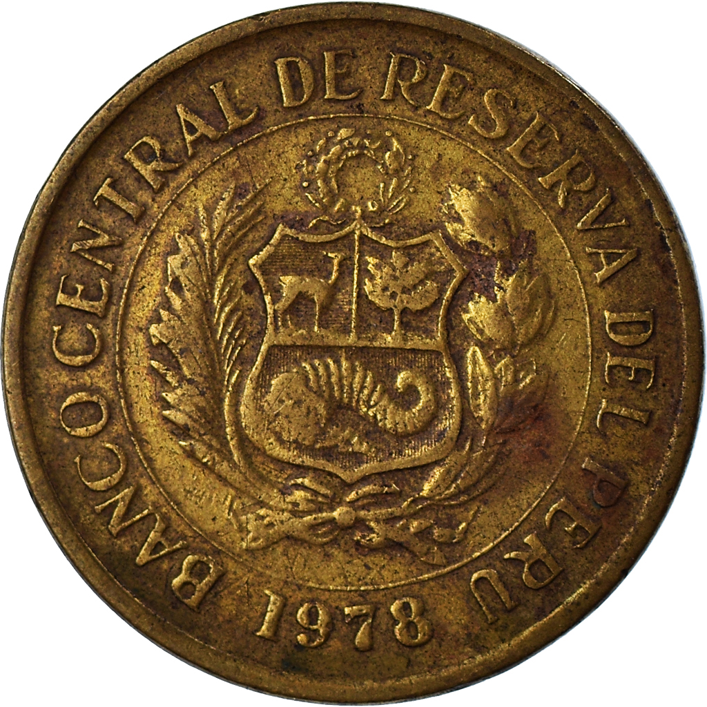 Coin, Peru, 5 Soles, 1978 | South American Coins