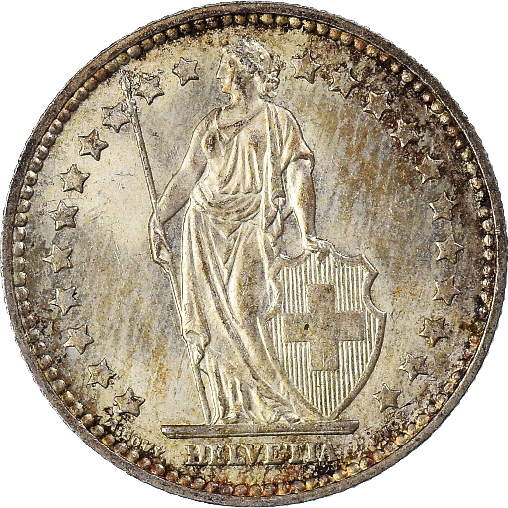 Coin, Switzerland, Franc, 1958 | European Coins