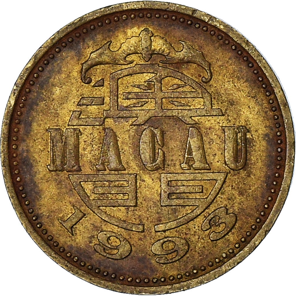 [#943989] moneda, macao, 10 avos, 1993 - Compra venta en todocoleccion
