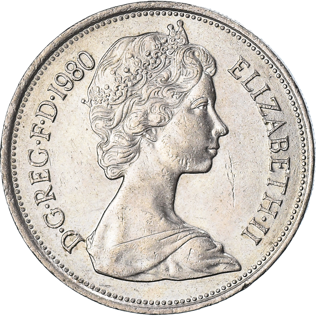 Coin, Great Britain, 10 New Pence, 1980 | European Coins