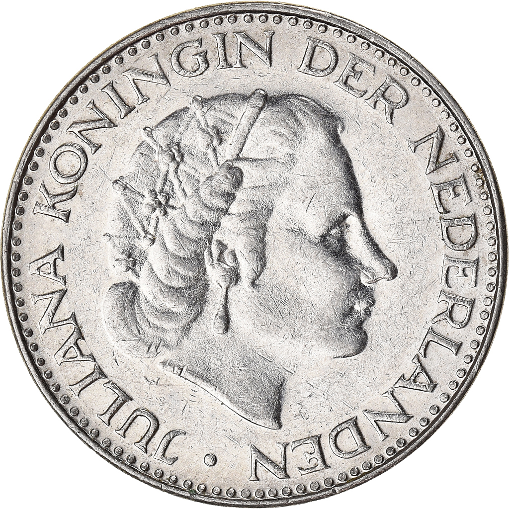 Coin, Netherlands, Gulden, 1967 | European Coins