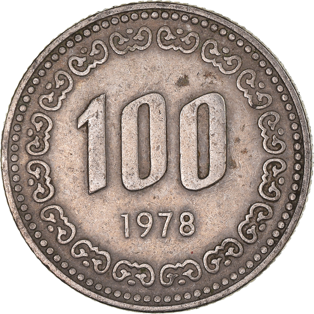 [#949999] moneda, corea del sur, 100 won, 1978 - Compra venta en ...
