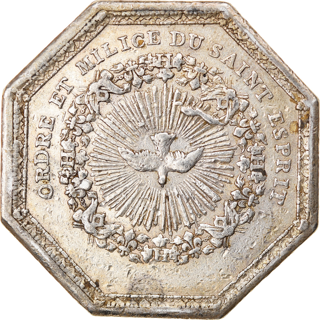 France, Token, Louis XVI, Ordre du Saint Esprit, History, , Silver