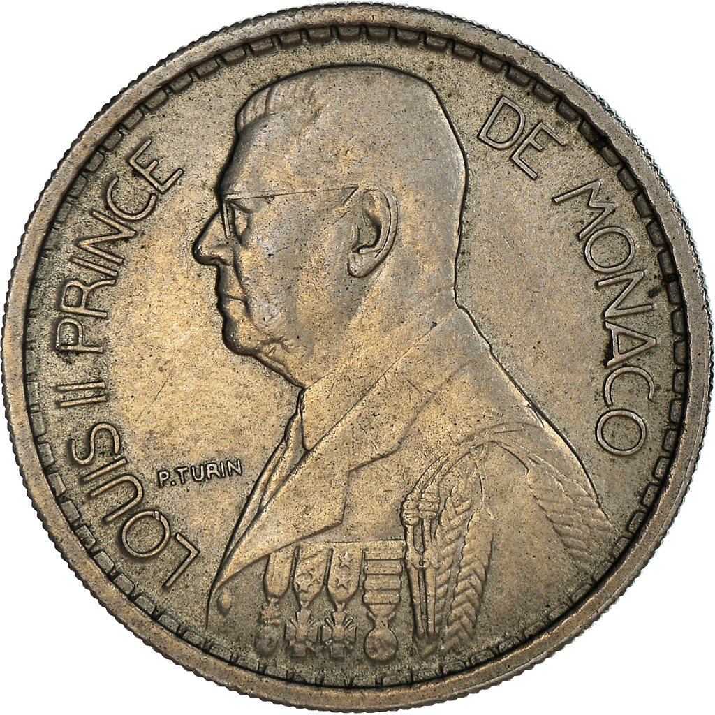 Coin, Monaco, Louis II, 10 Francs, 1946, Paris, , Copper-nickel