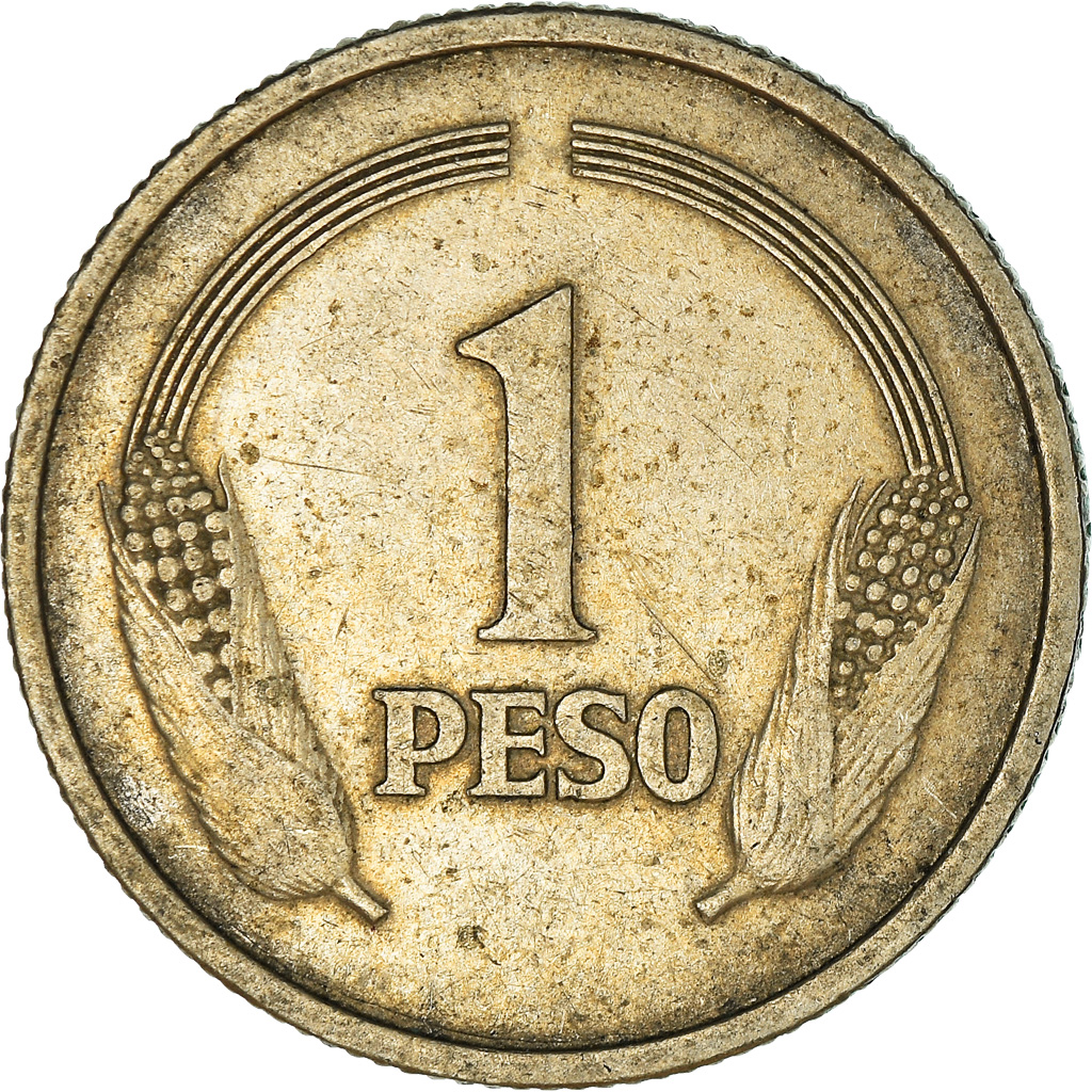 [#951917] moneda, colombia, peso, 1974, mbc, co - Compra venta en ...