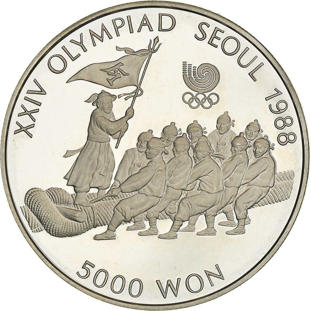 [#954474] moneda, corea del sur, 5000 won, 1986 - Comprar Monedas de ...