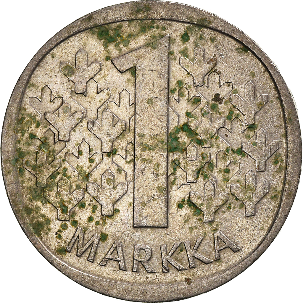 Coin, Finland, Markka, 1983, , Copper-nickel, KM:49a | European Coins