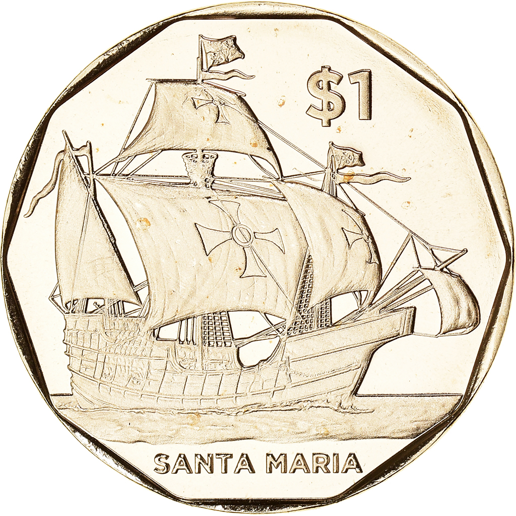 Coin, BRITISH VIRGIN ISLANDS, Santa Maria, Dollar, 2022, FDC,
