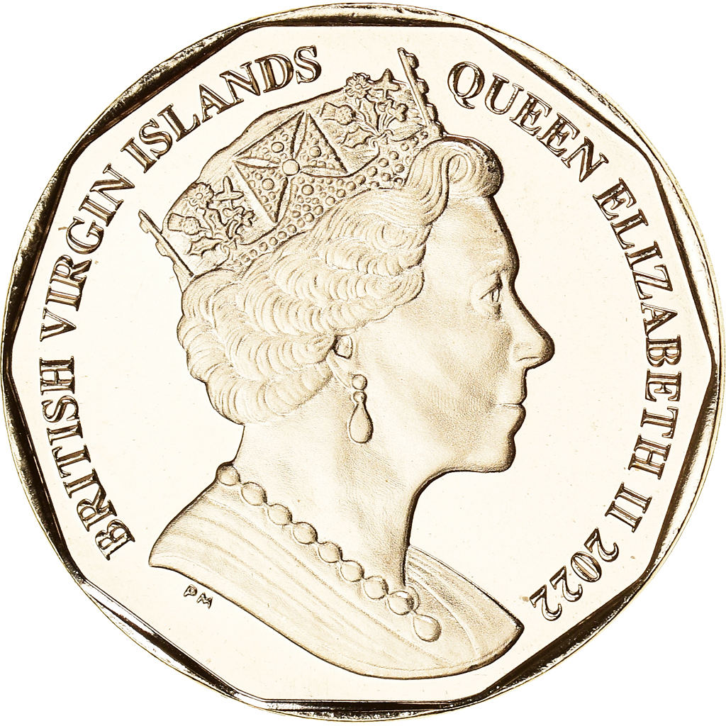 Coin, BRITISH VIRGIN ISLANDS, Santa Maria, Dollar, 2022, FDC,
