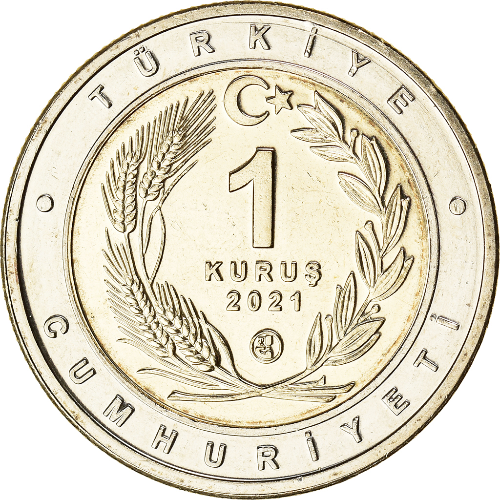 Coin, Turkey, Chat Caracal, Kurus, 2021, , Bi-Metallic, KM:New