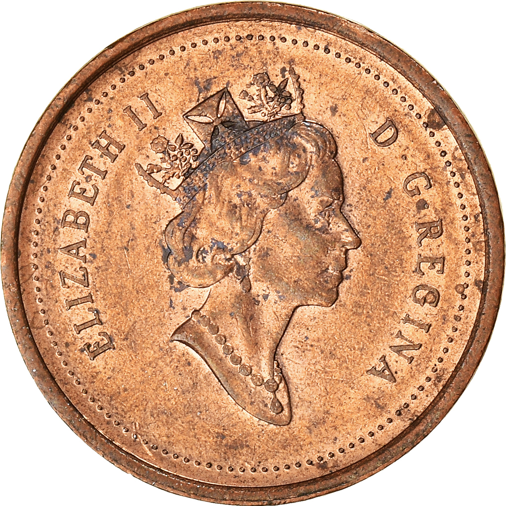 Coin, Canada, Elizabeth II, Cent, 2000, Royal Canadian Mint, Ottawa,