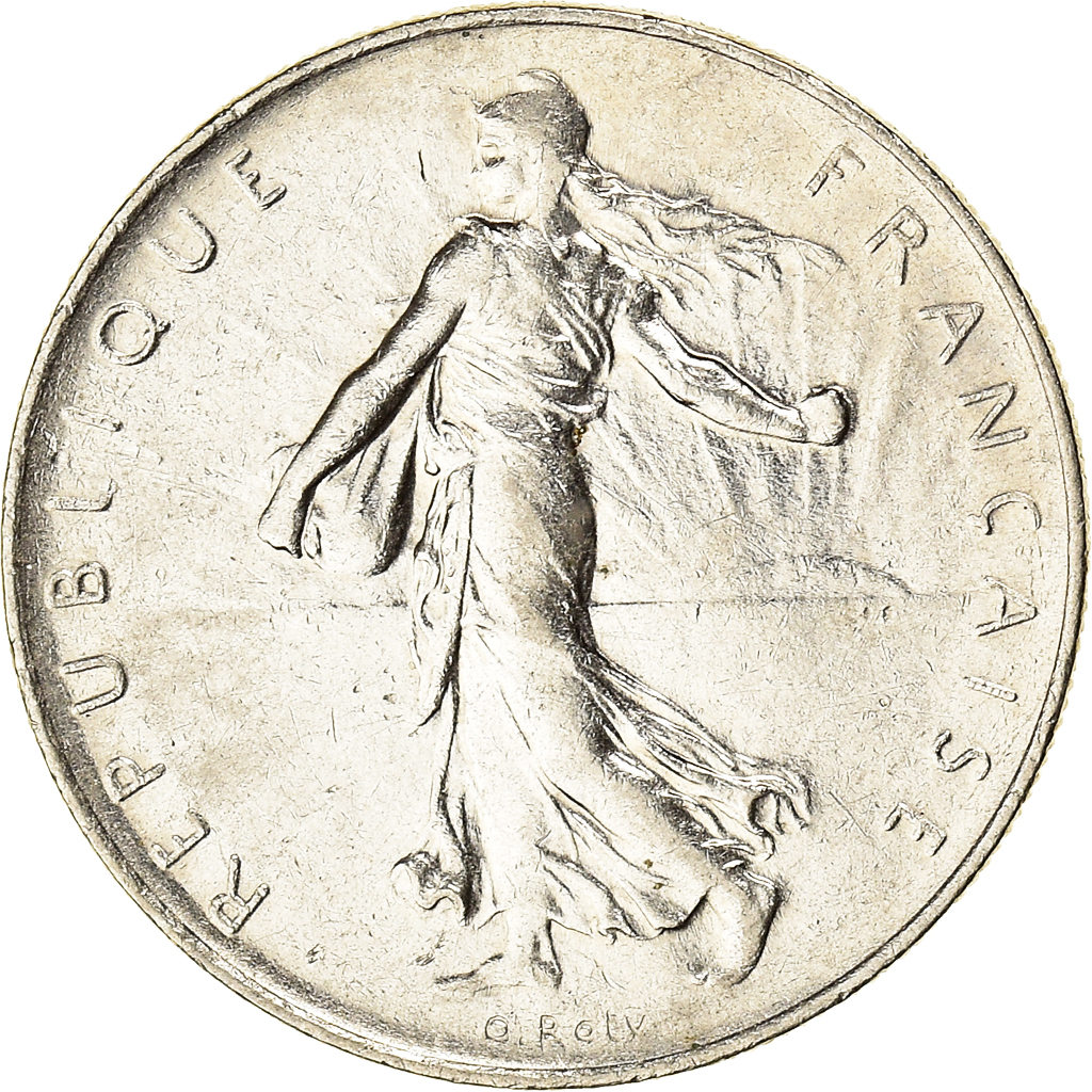 Coin, France, Semeuse, Franc, 1969, Paris, 1 Franc, , Nickel, KM:925.1