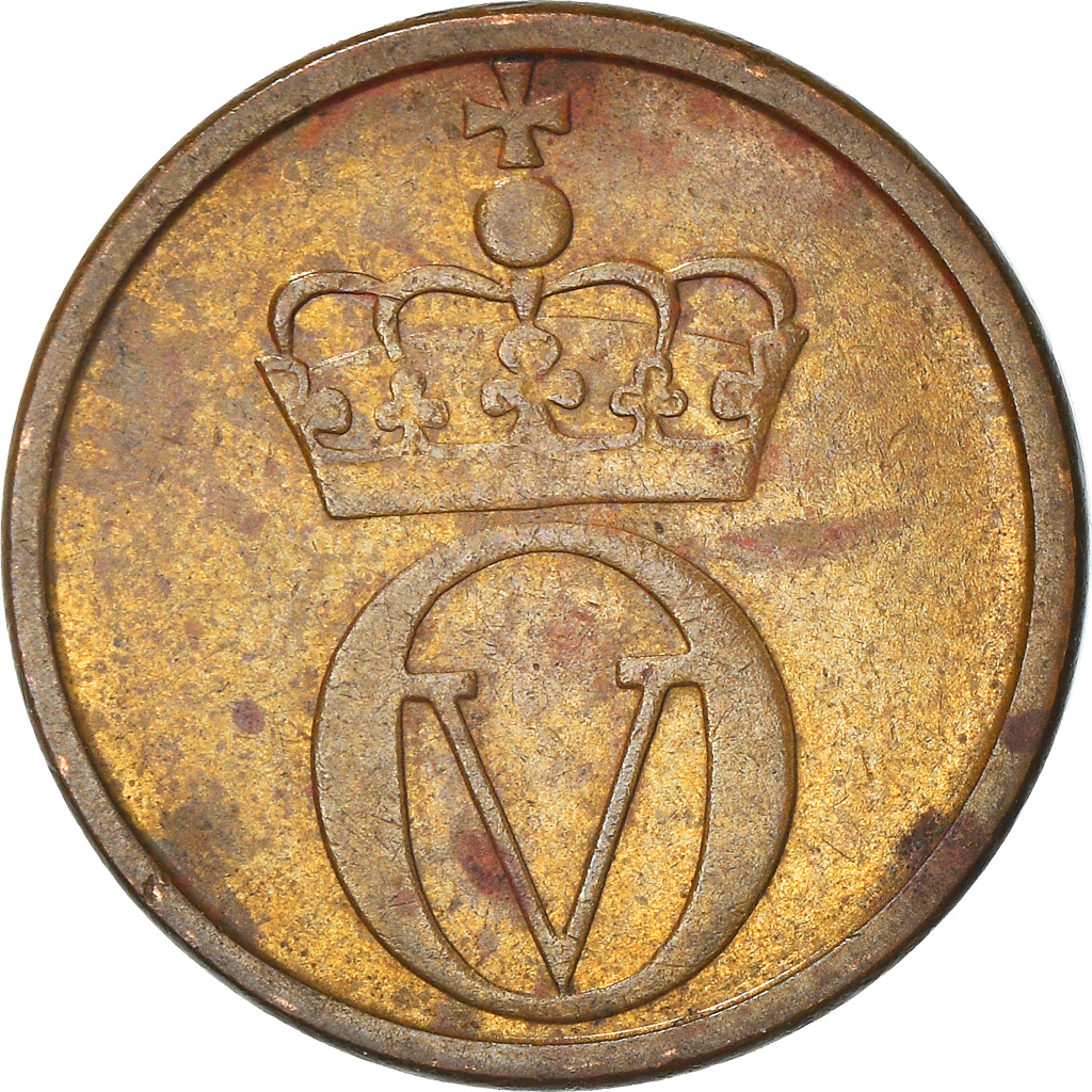 Coin, Norway, Olav V, 2 Öre, 1960, , Bronze, KM:410 | European Coins