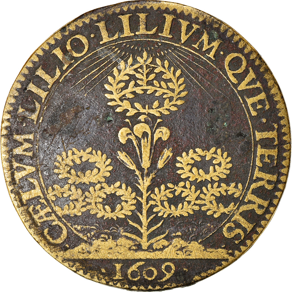 France, Token, Henri IV, Cour des Monnaies de Paris, History, 1609,