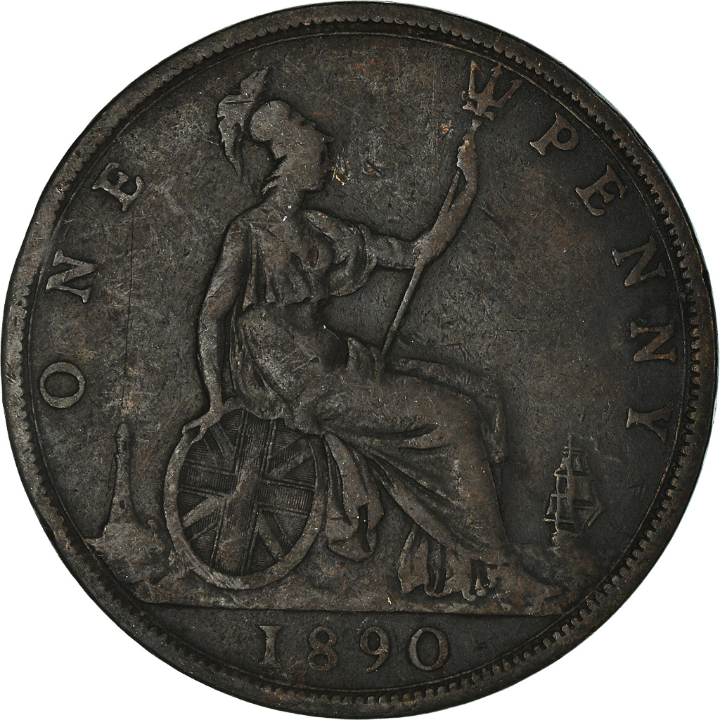 Coin, Great Britain, 1890 | European Coins