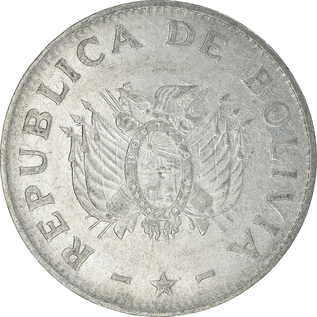 Coin, Bolivia, Boliviano, 1987 | South American Coins