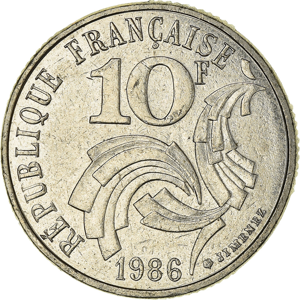 Coin, France, 10 Francs, 1986 | European Coins