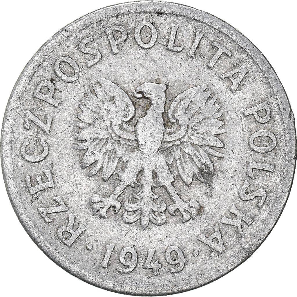 [#966628] moneda, polonia, 10 groszy, 1949 - Compra venta en todocoleccion