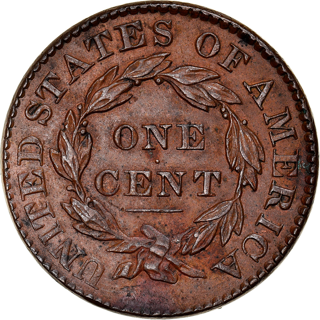 United States, 1 Cent, Coronet Head, 1831, Philadelphia, Large letters ...