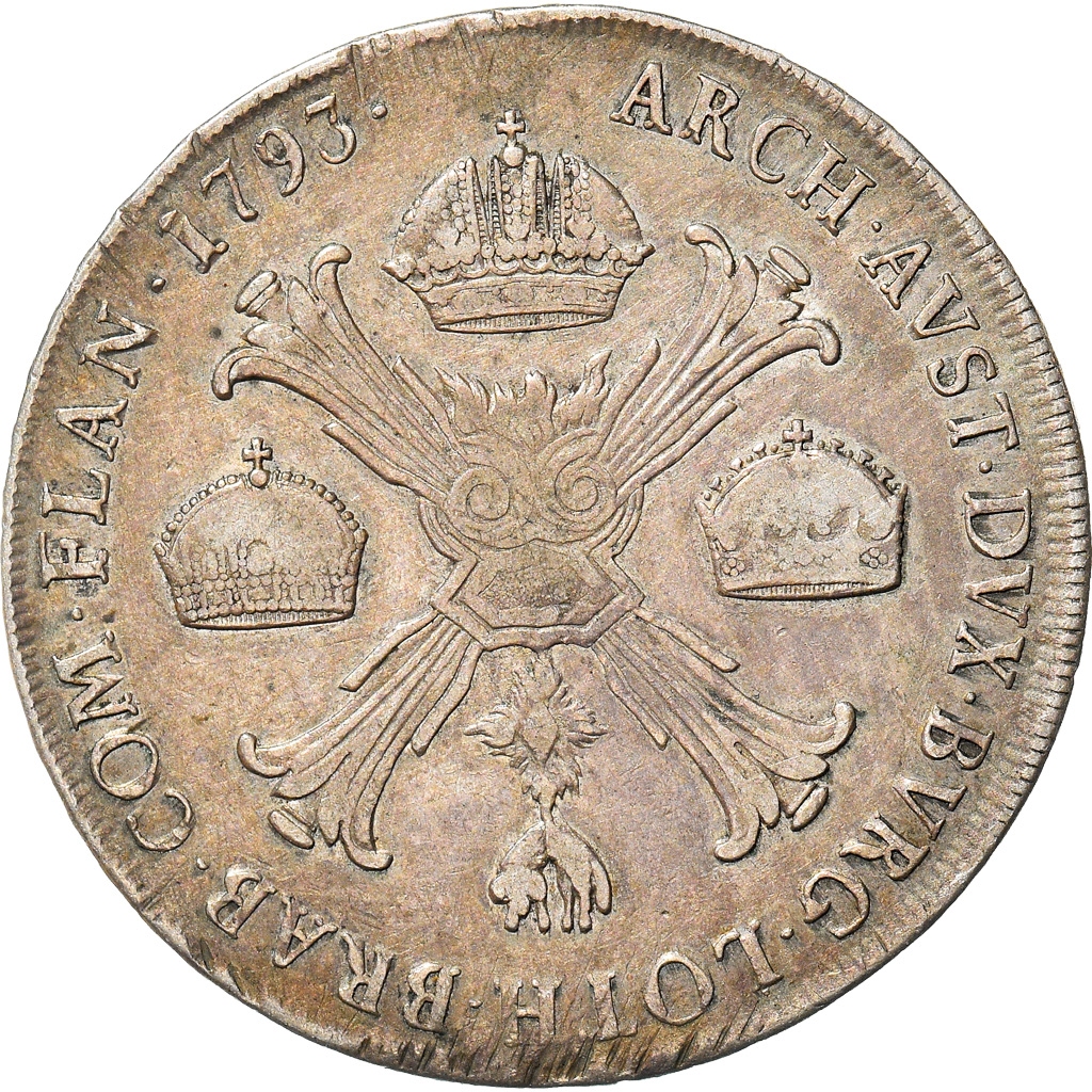 Coin, ITALIAN STATES, MILAN, Franz II, Crocione, Kronenthaler, 1793, Milan