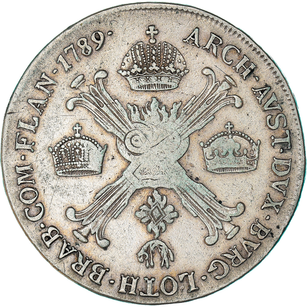 Coin, AUSTRIAN NETHERLANDS, Joseph II, 1/2 Kronenthaler, 1789, Vienne