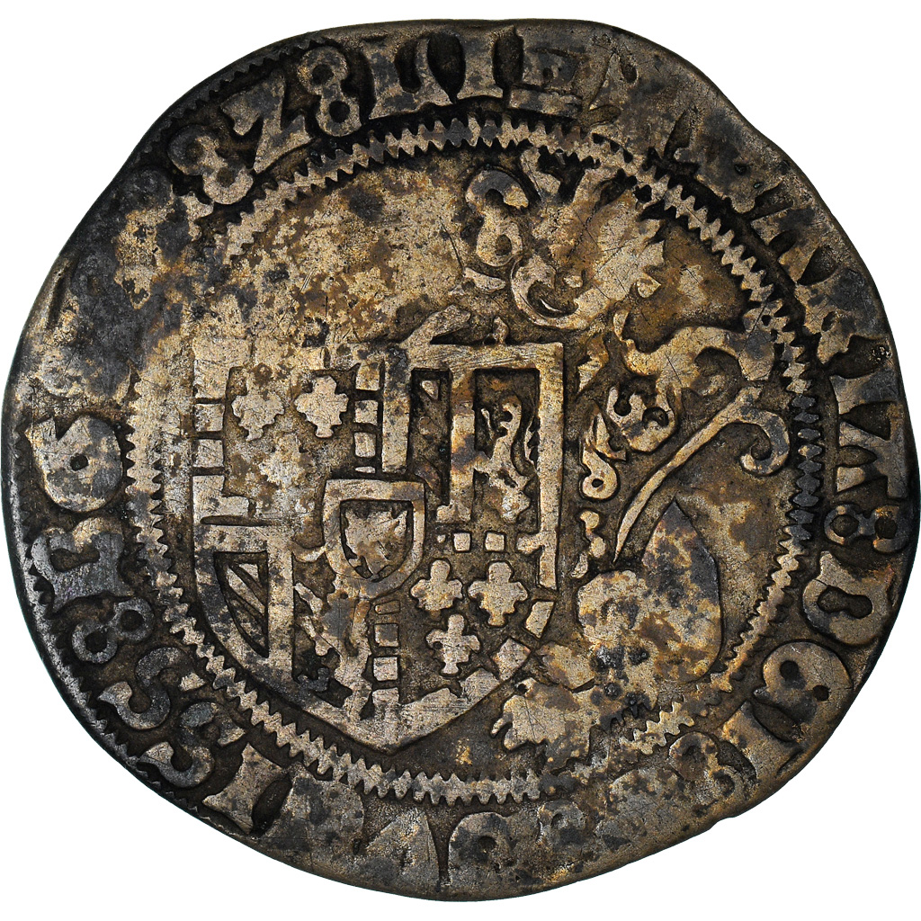 Coin, France, Flanders, Marie de Bourgogne, Briquet, 1482, Antwerp,
