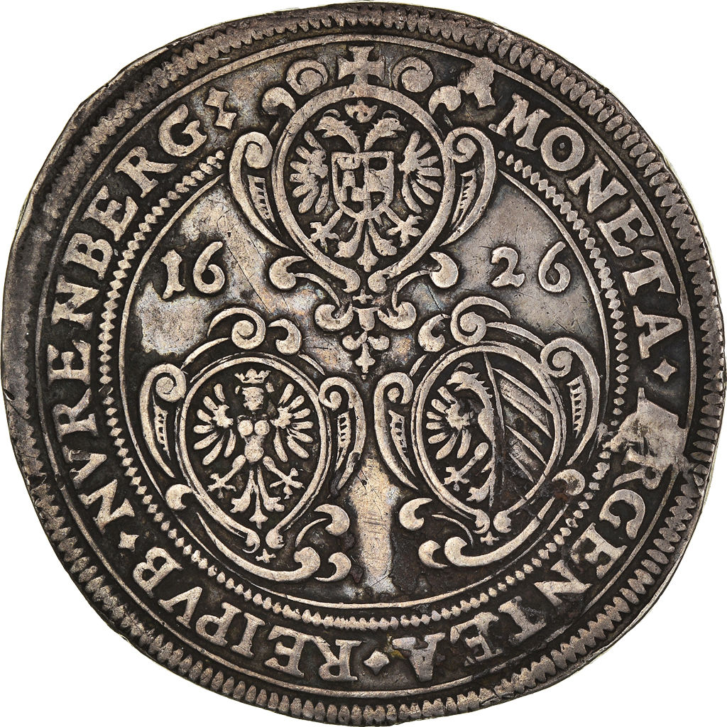 Coin, German States, NURNBERG, Ferdinand II, Thaler, 1626, , Silver