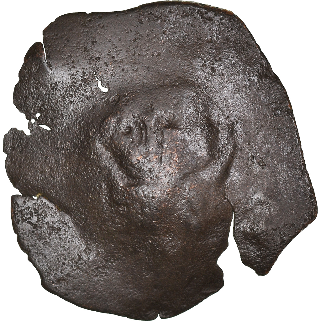 Coin, Isaac II Angelus, Aspron trachy, 1185-1195, Constantinople,