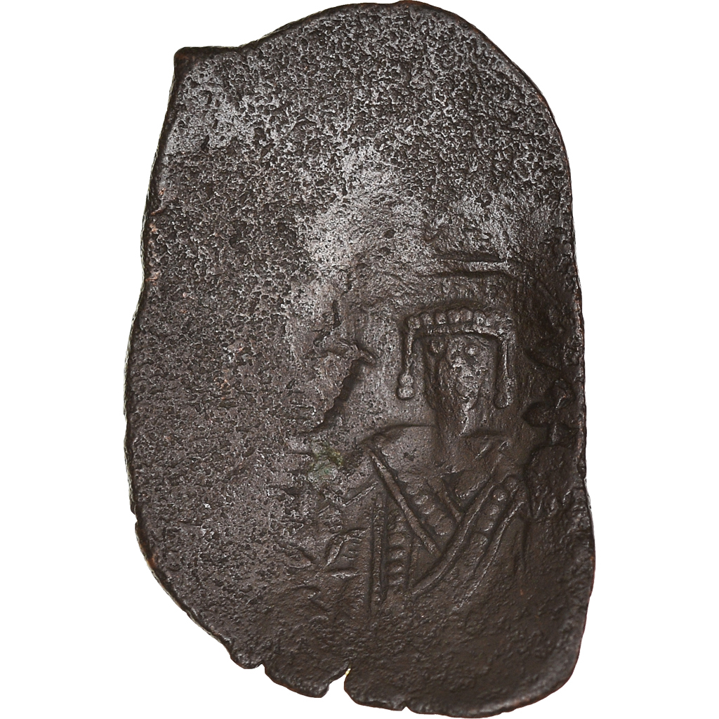 Coin, Isaac II Angelus, Aspron trachy, 1185-1195, Constantinople,