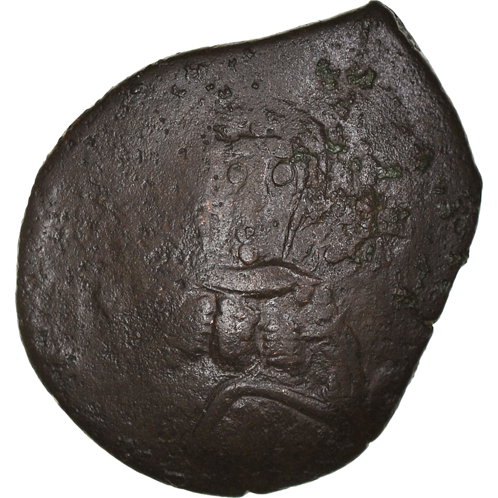 Coin, Isaac II Angelus, Aspron trachy, 1185-1195, Constantinople,