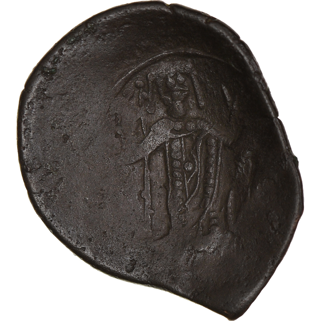 Coin, Isaac II Angelus, Aspron trachy, 1185-1195, Constantinople,
